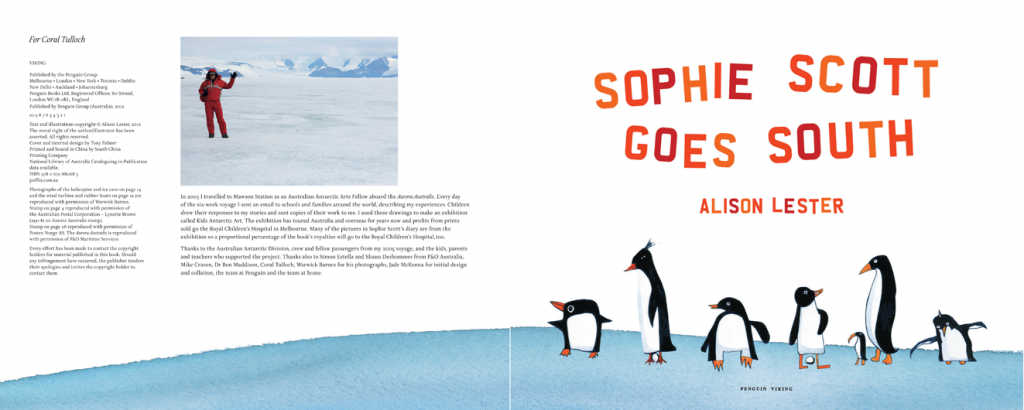 Alison Lester «Sophie Scott Goes South» — Картинки и разговоры